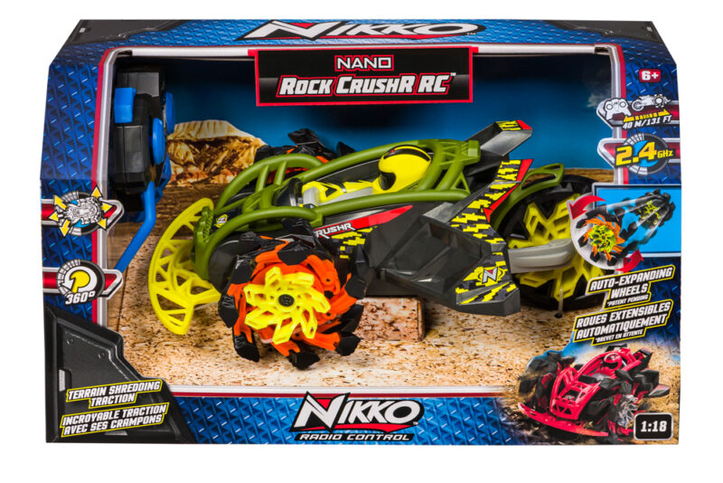 Nano Rock CrushR ™ – Techno Green (11” / 28cm) – NikkoToys Ltd.