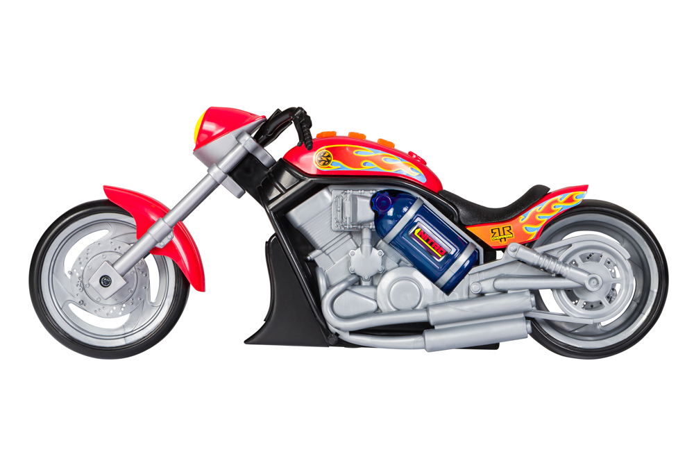 Nitro Burnout ™ Chopper – Red Flames (11.000 in. / 28.00 cm ...